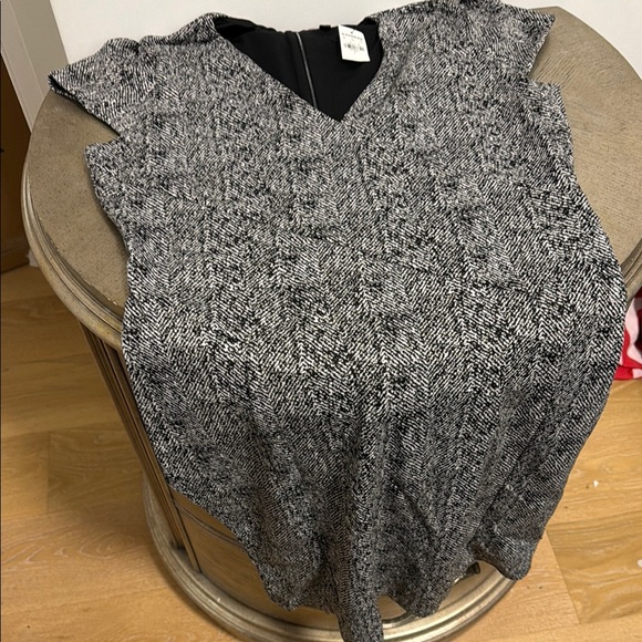 Express | Dresses | Express Black And White Textured Midi Dress | Poshmark
